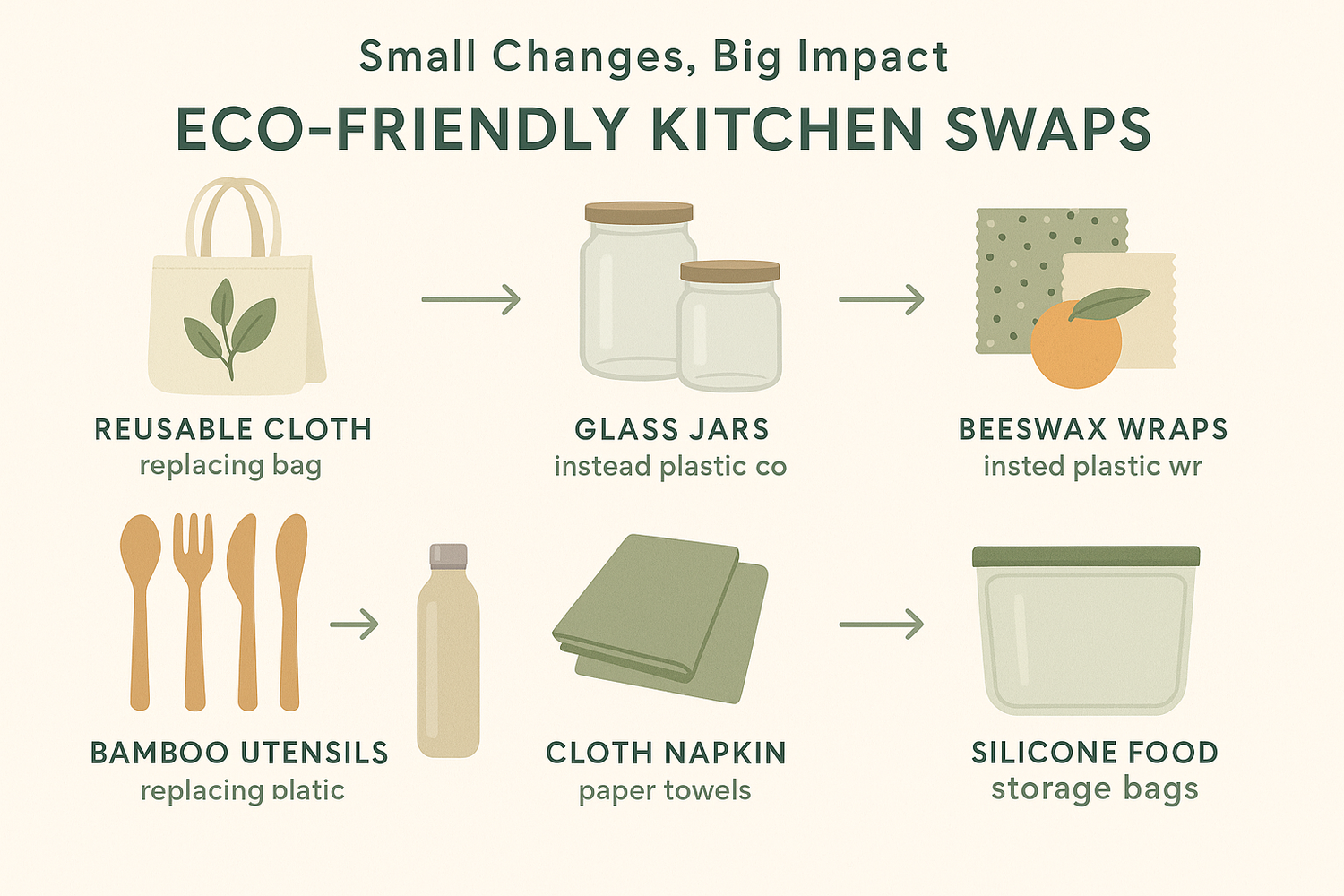 7 Everyday Swaps for a More Sustainable Kitchen – Earthwick